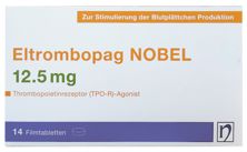 Eltrombopag NOBEL Filmtabl 12.5 mg 14 Stk | Zur Rose