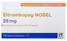 Eltrombopag NOBEL Filmtabl 25 mg 14 Stk | Zur Rose