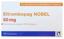 Eltrombopag NOBEL Filmtabl 50 mg 14 Stk | Zur Rose