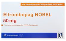 Eltrombopag NOBEL Filmtabl 50 mg 28 Stk | Zur Rose