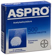 Aspro Brausetabl 500 mg 20 Stk | Zur Rose